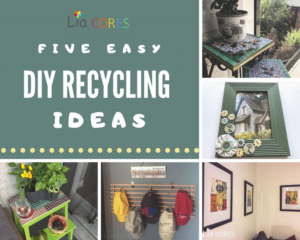 5 EASY DIY Recycling Ideas